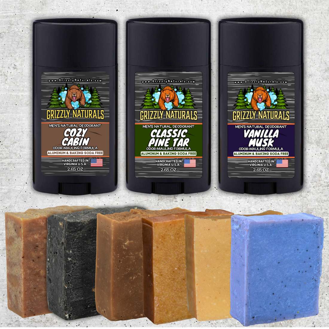 Soap & Deodorant Set – Grizzly Naturals Soap Company