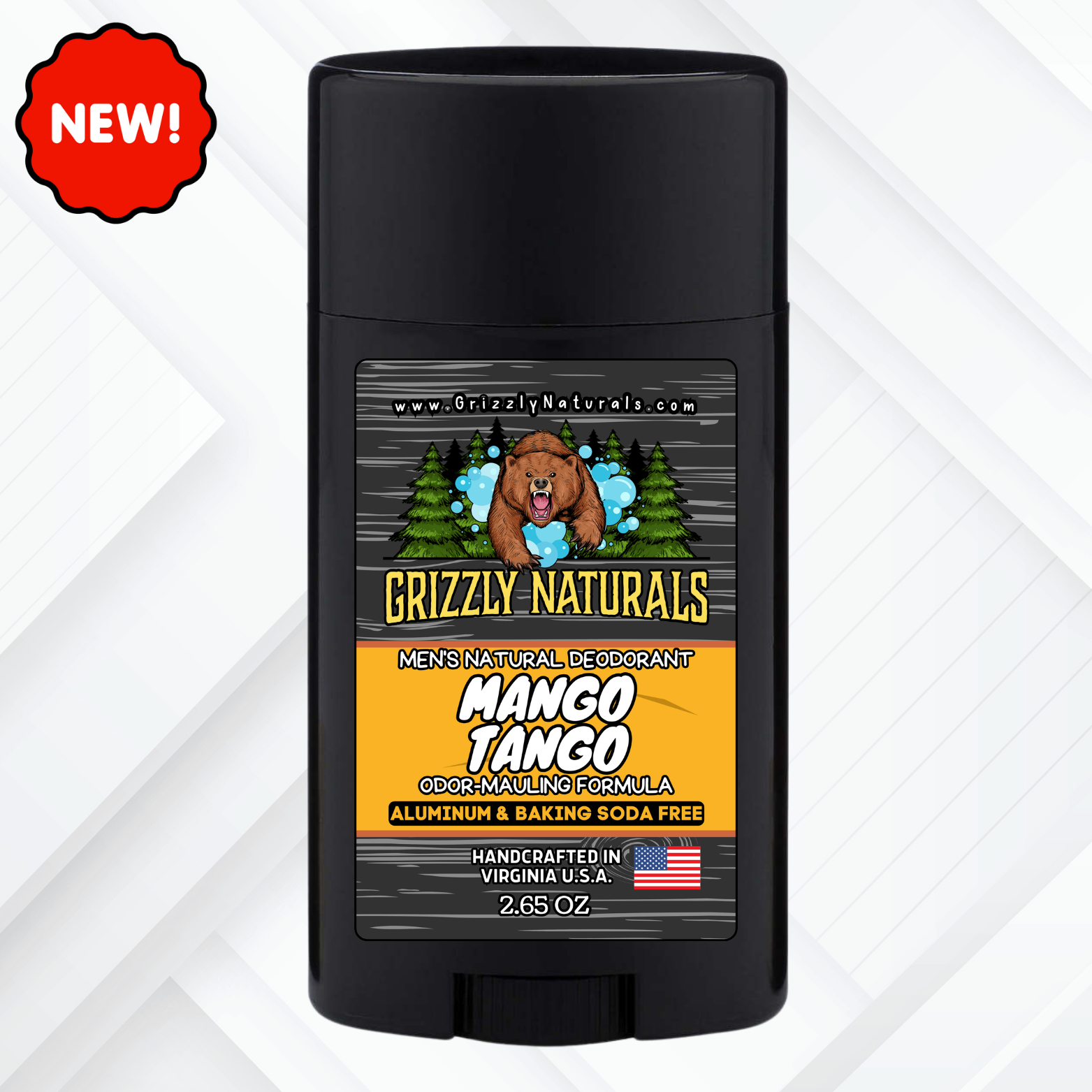 Mango Tango - DEODORANT- Baking Soda & Aluminum Free - NEW! – Grizzly ...